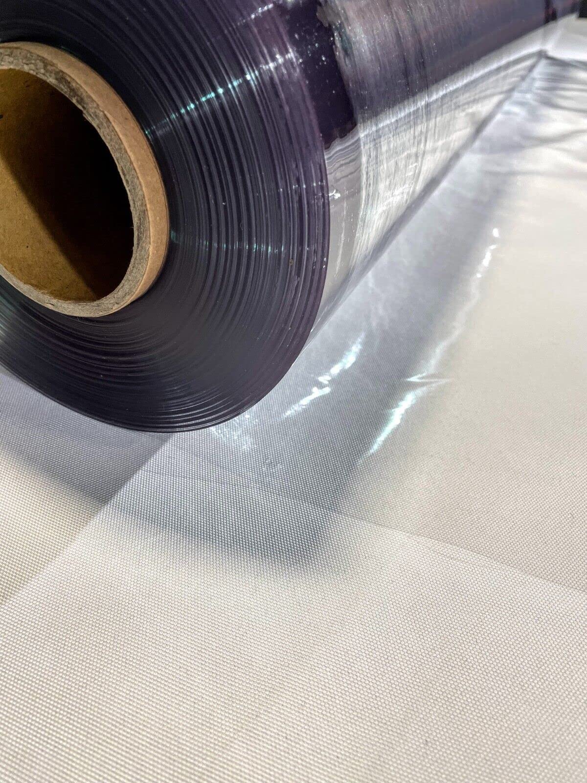 Clear Marine Vinyl 4 Gauge Boat Window Double Clear Polished 54 Inches Wide by 10 Yard Roll