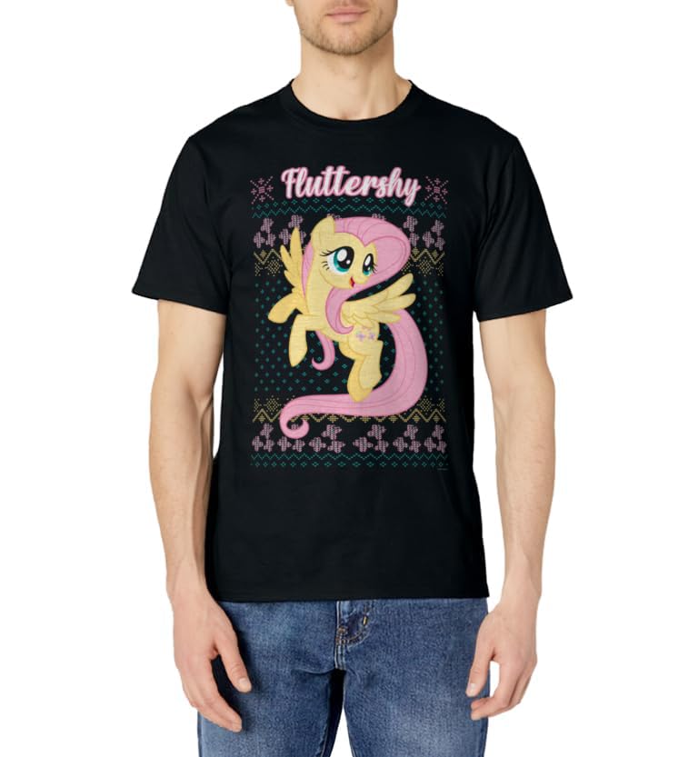 My Little Pony Fluttershy Christmas Ugly Sweater T-Shirt