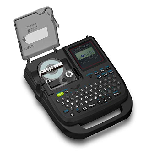 LABELWORKS Epson LW-PX350 Industrial Label Maker Kit for Home and Office - Complete Kit with Accessories - Shrink Tube, Sticker Labels, and Magnetic Tape Compatible, Portable Handheld Label Printer