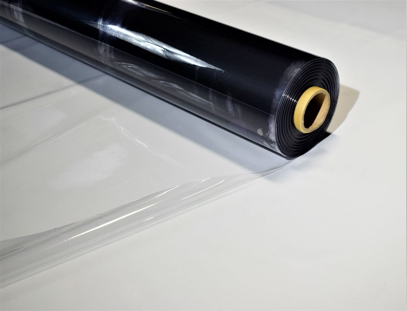 Clear Marine Vinyl 4 Gauge Boat Window Double Clear Polished 54 Inches Wide by 10 Yard Roll