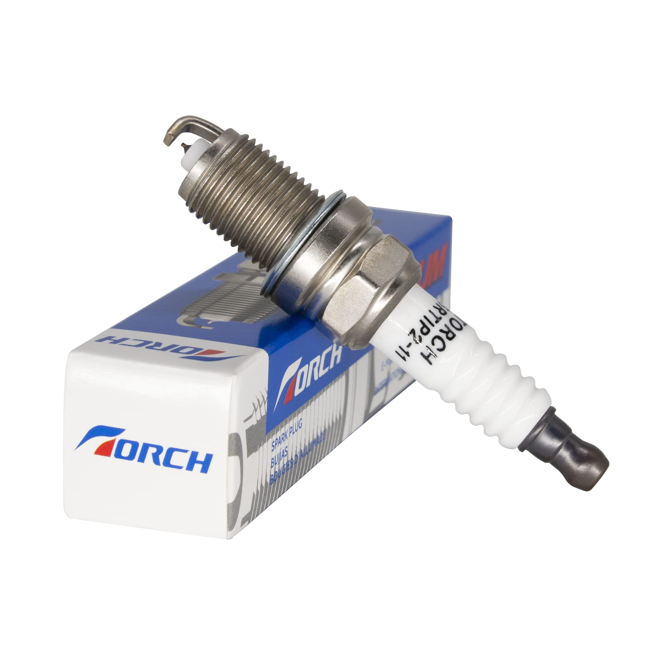 2PK TORCH Iridium Spark Plug K6RTIP2-11 Replace for Denso KJ20CR11 Spark Plug, for TOYOTA 90098-70065 Spark Plug, for HONDA 98079-5614P Spark Plug, for MAZDA F286-18-110 Iridium Spark Plug, OEM