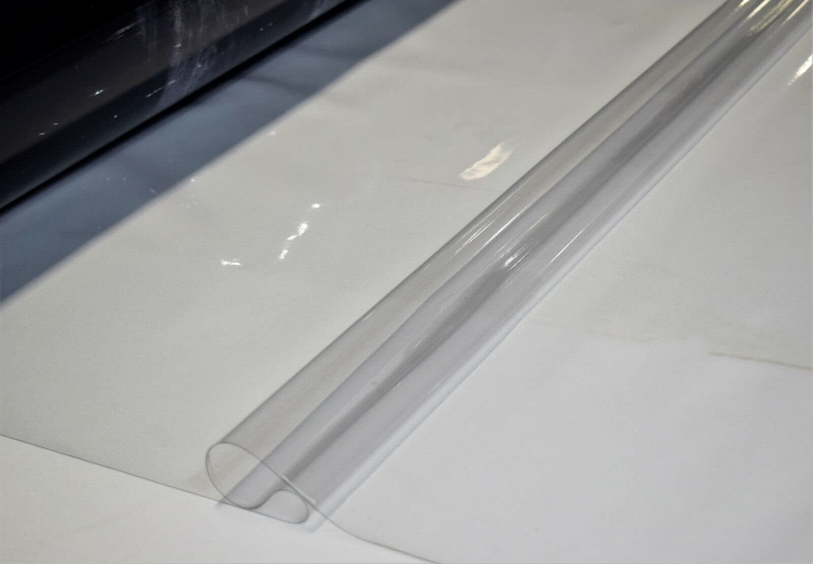 Clear Marine Vinyl 4 Gauge Boat Window Double Clear Polished 54 Inches Wide by 10 Yard Roll