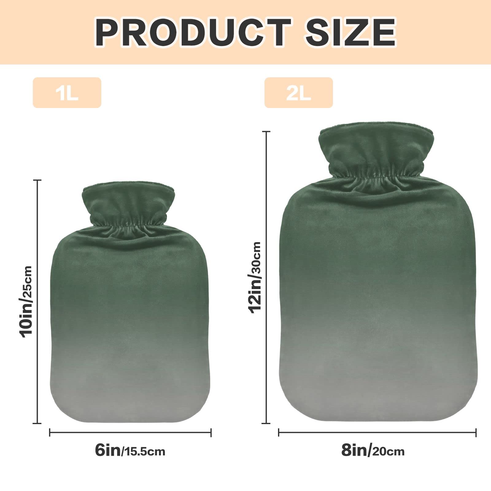 Ladybug Custom Hot Water Bottle with Cover 1L Personalized Small Hot Water Bag for Pain Relief Cramps BAP Free