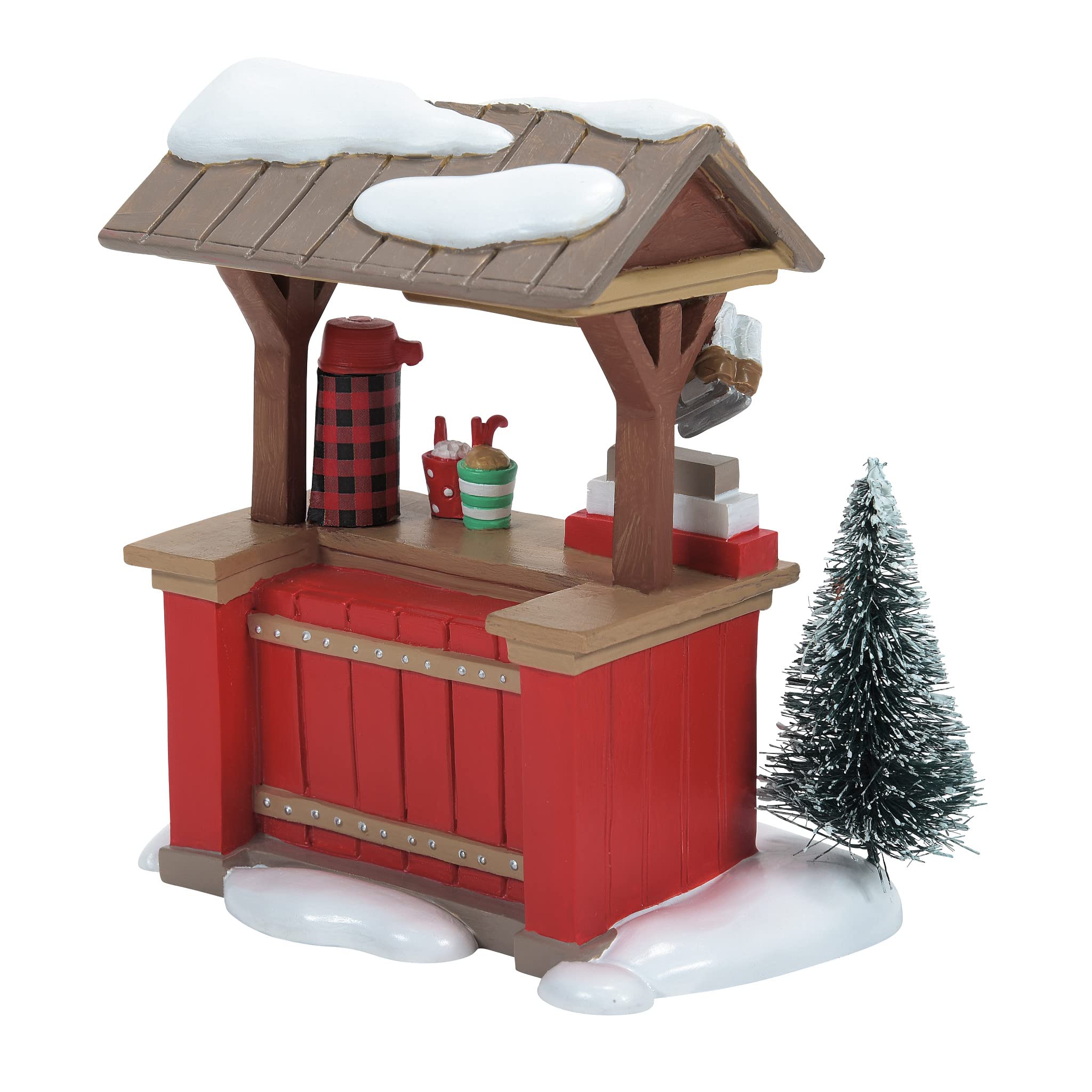 Department 56 Village Collection Accessories Hot Cocoa Stand Baby It's Cold Outside Figurine, 3.95 Inch, Multicolor