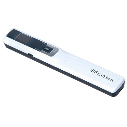 IRIScan Book 5-Portable Scanner, Photo Scanner, Documents Scanner 1200DPI, Flat Scanning, SD Card, Battery, USB, No Driver, PDF to Word, Readiris OCR Win Mac White