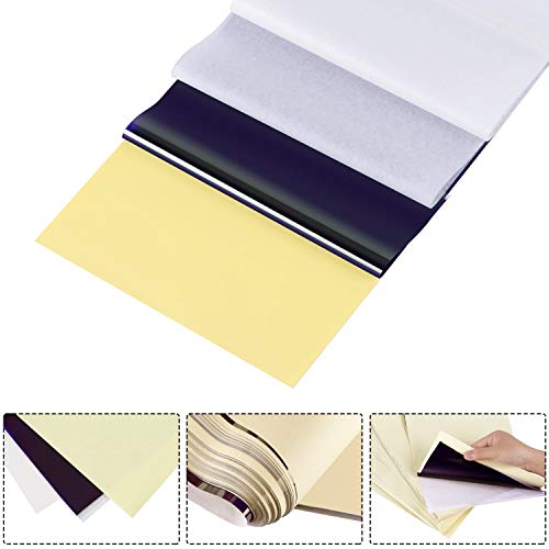 Tattoo Transfer Paper, Cridoz 100 Sheets Tattoo Stencil Transfer Paper for Tattooing