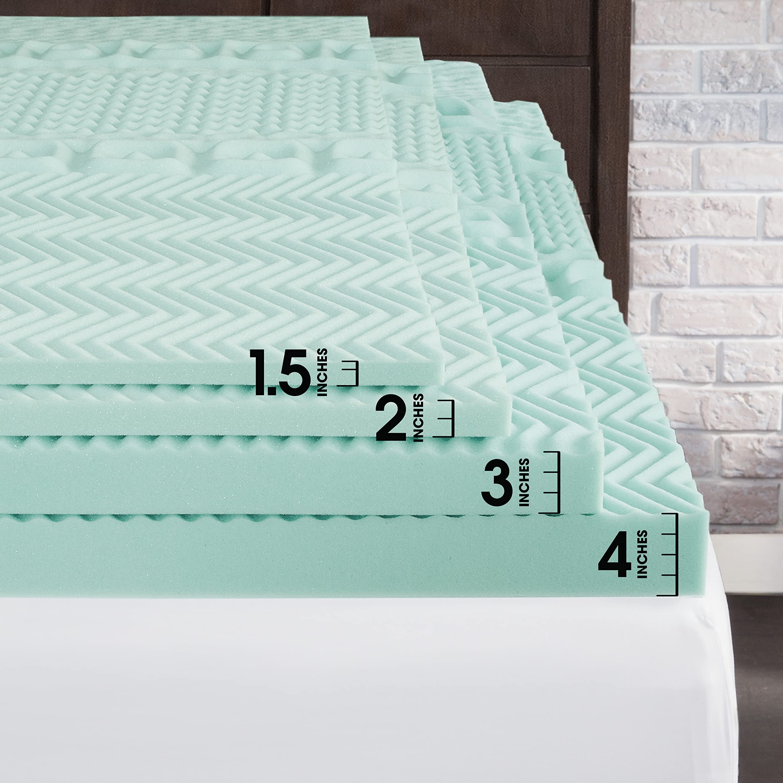 Dream Serenity EcoZone 3" Memory Foam Mattress Topper Full