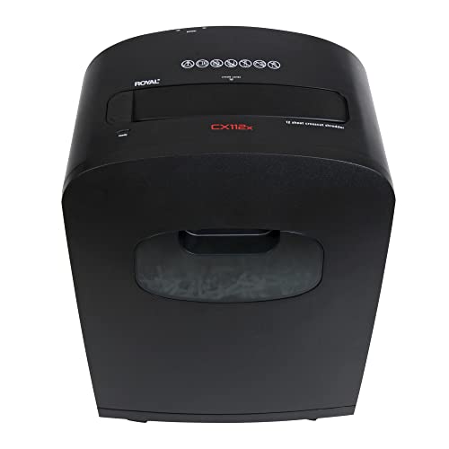 Royal 29186X CX112X 12-Sheet Crosscut Shredder.