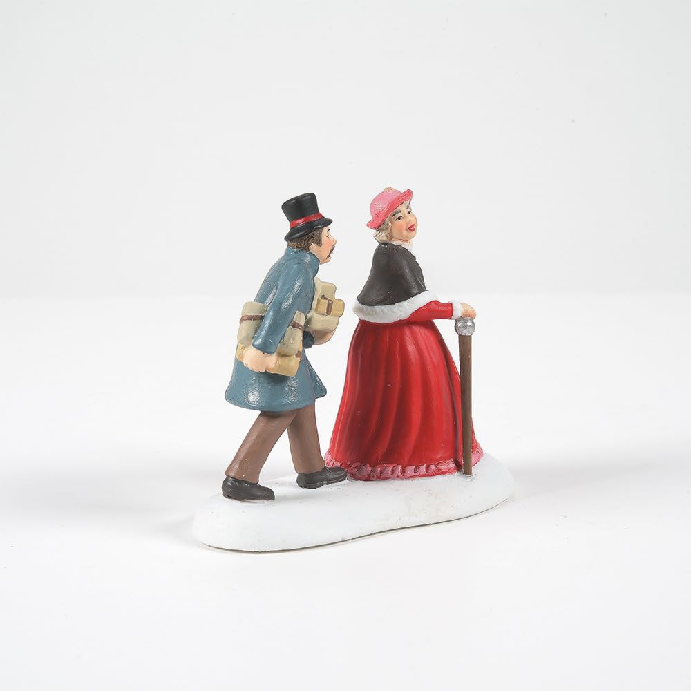 Department 56 Christmas Carol Village Last Minute Holiday Shopping Figurine