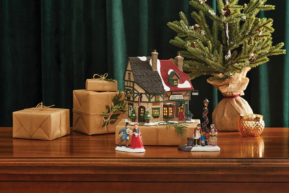 Department 56 Christmas Carol Village Last Minute Holiday Shopping Figurine