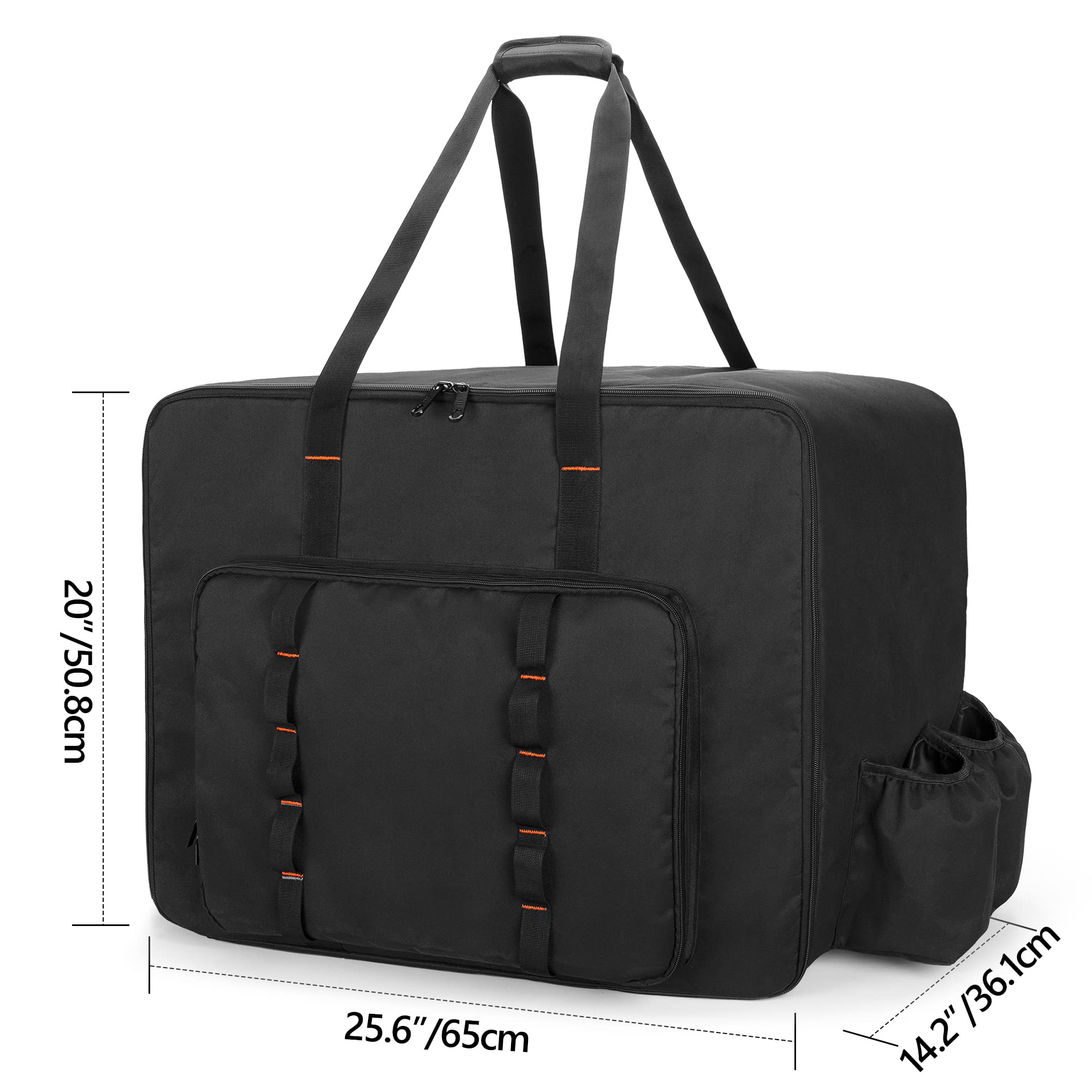 HODRANT Griddle Carry Bag Compatible with Blackstone 22 Inch Tabletop Griddle with Hood Lid and Stand, 22 In Portable Grill Cover for Outdoor Tabletop Griddle Storage, for Camping & Travel, Bag Only