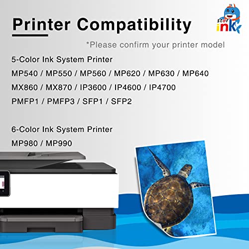 starink [20 Packs] Compatible Ink Cartridge Replacement for Canon PGI-220 CLI-221 PGI220 CLI221 for Pixma MX870 MX860 MP560 MP640 MP620 MP980 MP990 Printer (4 PGBK,4 Black,4 Cyan,4 Magenta,4 Yellow)