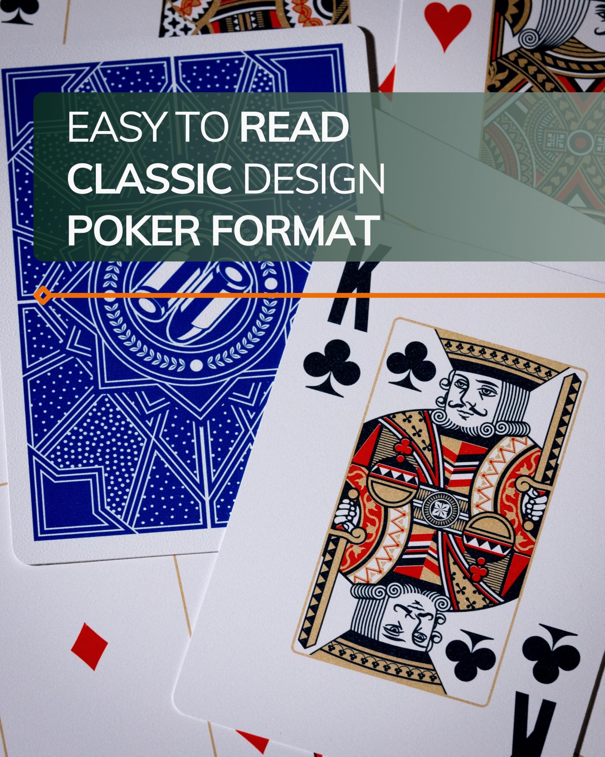 Bullets Playing Cards, Waterproof Plastic Playing Cards, Poker Size Double Pack with Paulie Design, Jumbo Index & Two Pips, Durable Professional Deck for Texas Holdem Poker, Includes Cut Card
