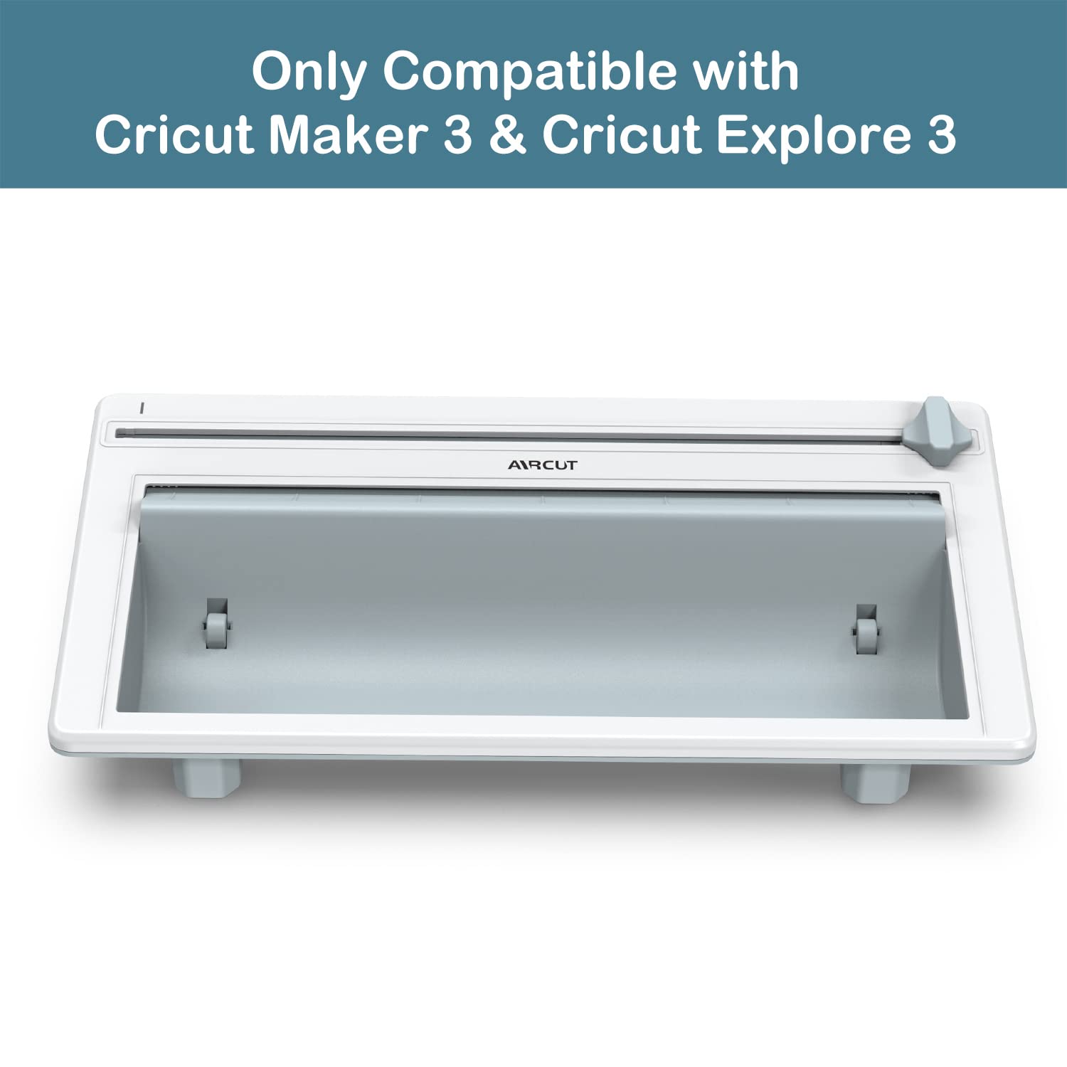 Roll Holder with Cutter Perfect for Smart Vinyl and Heat Transfer Iron On, Vinyl Roll Holder Compatible with Cricut Maker 3 and Explore 3