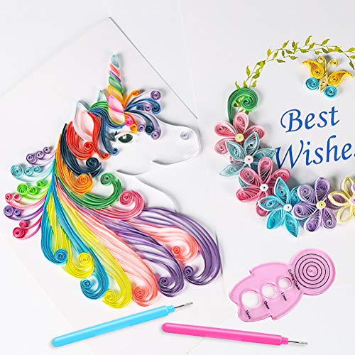 12 Pack Paper Quilling Tools Slotted Kit, Different Sizes Rolling Curling Quilling Needle Pen Curling Coach Paper Cardmaking Project Tools Set