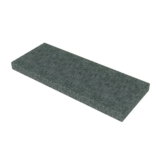 ROFIELTY Bench Cushion 45 inch, Soft Thickened Bench Cushions for Indoor Furniture, Durable Outdoor/Indoor Bench Seat Cushion，Multi-Scene Use. (45x18x2.5, Dark Gray)