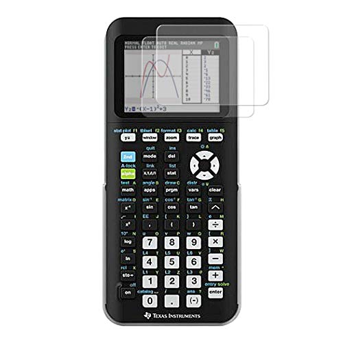 [2 Pack] Tempered Glass Screen Protector, for Texas Instruments TI-84 Plus Ce Graphing Calculator [9H Hardness] 0.33 mm Thick, Impact and Scratch Protection