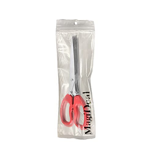 MagiDeal Shredder Scissors (Red)