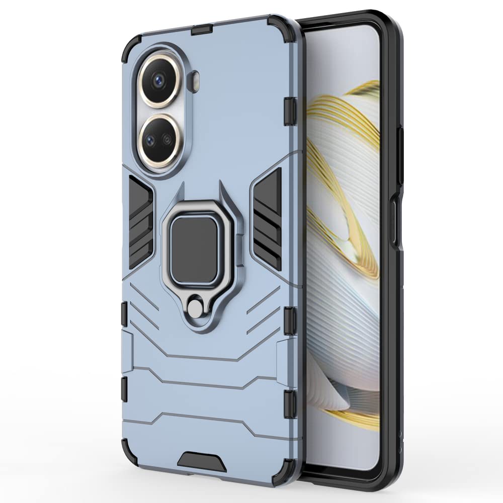 Huawei Nova 10 SE Case Cover, Bracket Shell Case for Huawei Nova 10 SE 4G BNE-LX1 BNE-LX3 Blue