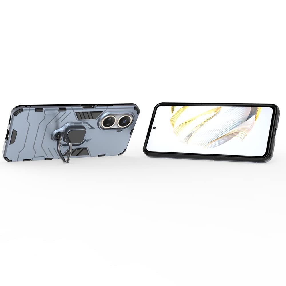 Huawei Nova 10 SE Case Cover, Bracket Shell Case for Huawei Nova 10 SE 4G BNE-LX1 BNE-LX3 Blue