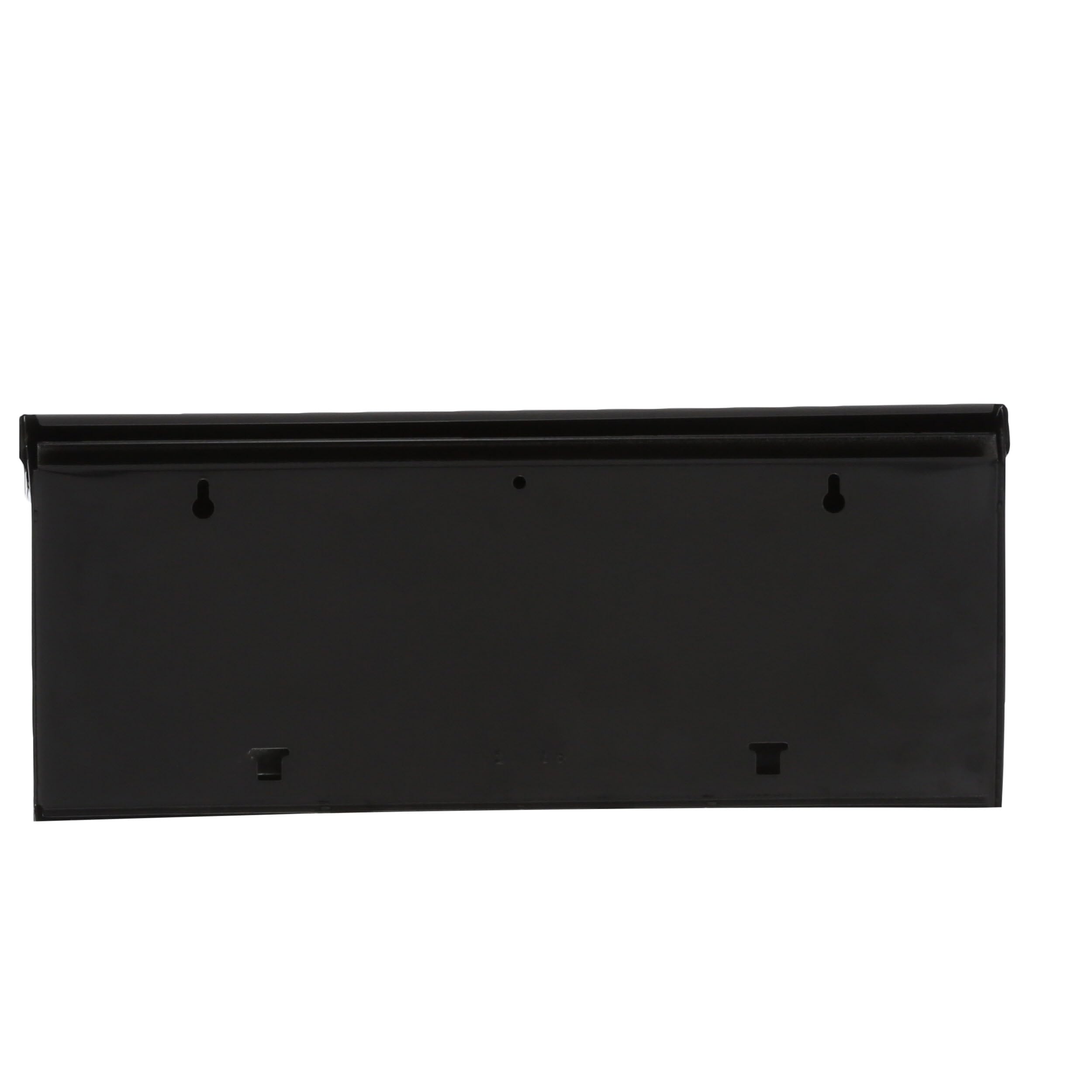 ARCHITECTURAL MAILBOXES Townhouse Galvanized Steel, Wall-Mount Mailbox, Black Small