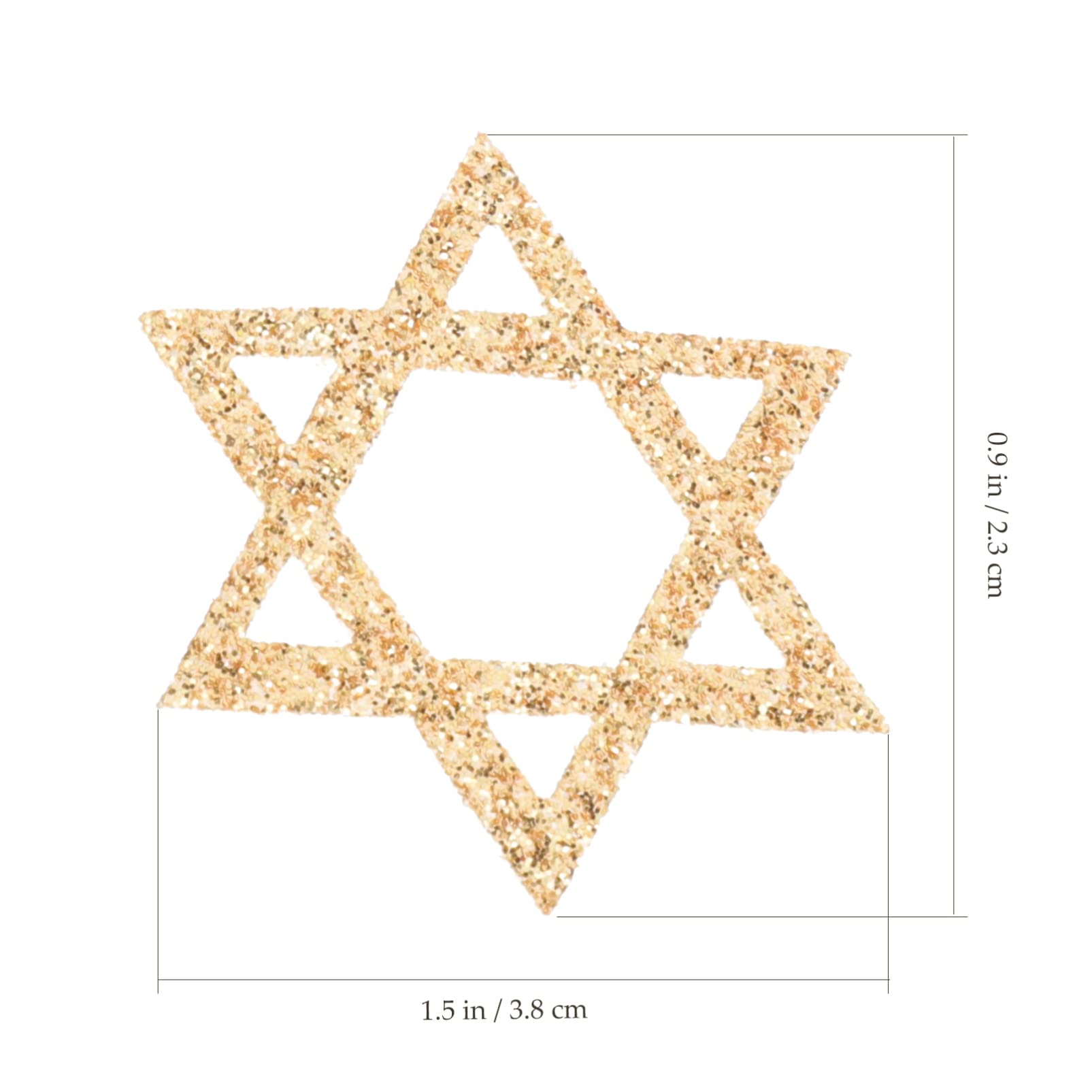 Amosfun 50pcs Hanukkah Confetti Star of David Confetti Blue and Silver Table Scatter Jewish Holiday Party Sequins Hanukkah Decorations for Home Table Decor