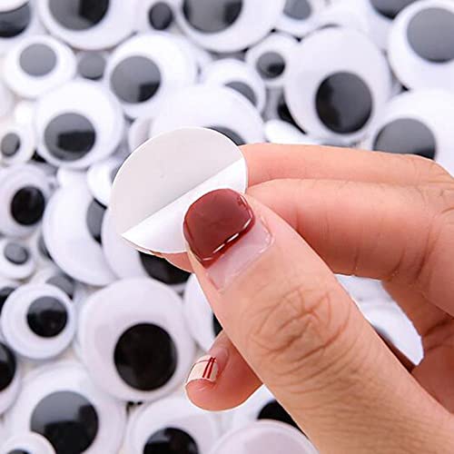 100pcs/50pcs Self-Adhesive Googly Wiggle Eyes DIY Scrapbooking Crafts Projects DIY Dolls Accessories Crafting(Multicolor Mixed 42PCS)