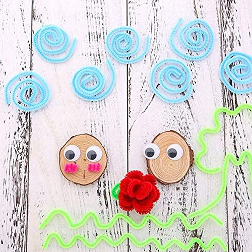 100pcs/50pcs Self-Adhesive Googly Wiggle Eyes DIY Scrapbooking Crafts Projects DIY Dolls Accessories Crafting(Multicolor Mixed 42PCS)