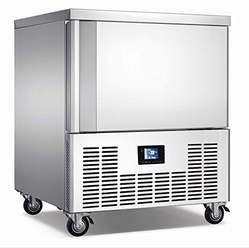 Kolice Commercial 5 Trays Blast Chiller & Freezer, Chest Freezer, Blast Freezer, Flash Freezers, Dumpling Freezer, Batch Freezer for Restaurant Bakery School Hard ice Cream, Chicken, Fish, Dessert etc