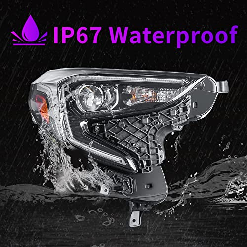 Archaic Headlights Assembly Compatible with 2018-2021 GMC Terrain SL SLE SLT,for OE Xenon/HID,Passenger Side/Right,84312727, 84610586, 84751230