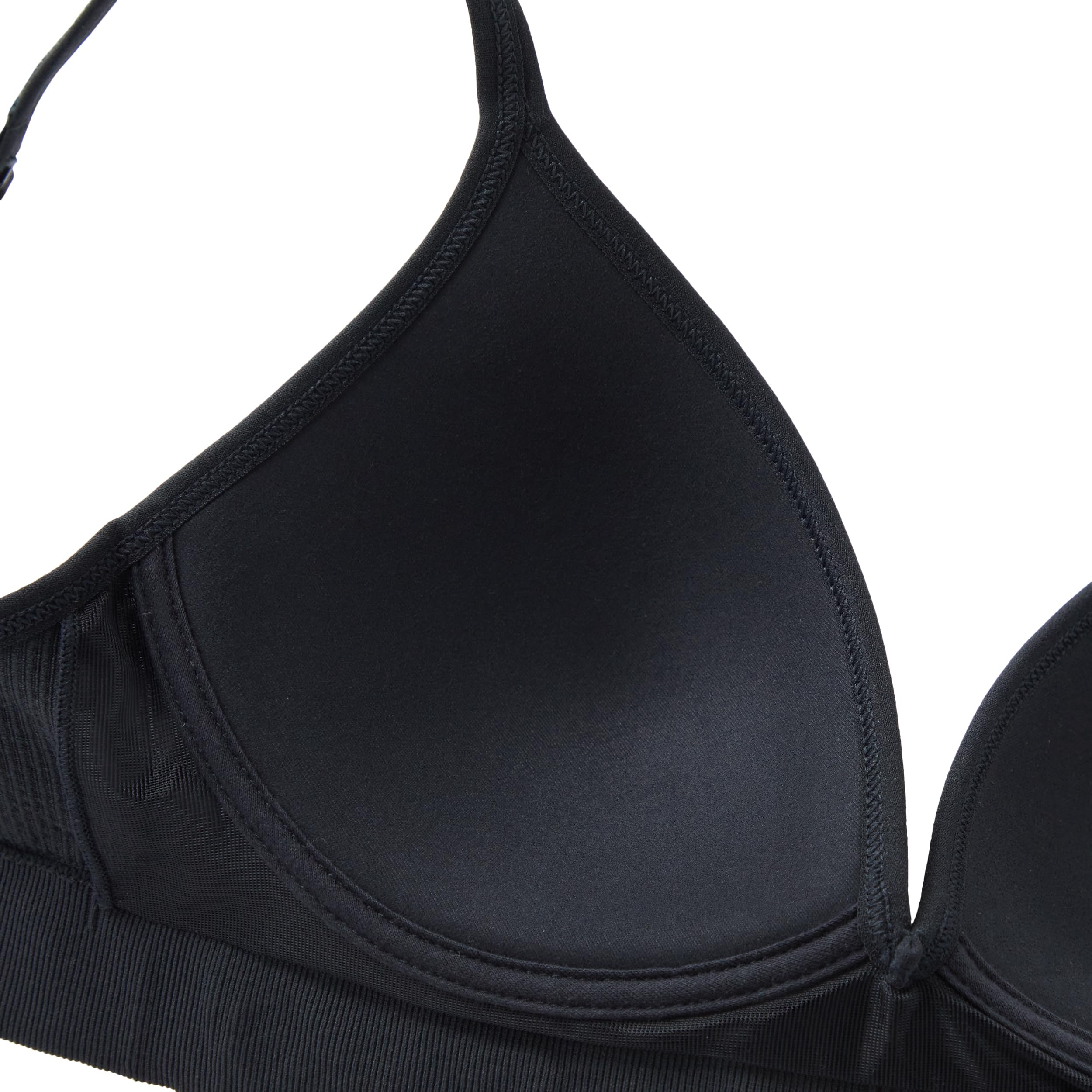 Hanes Women's Originals Contour Wireless, Seamless Rib Bralette, ComfortFlex Fit, Lively Lavender, X Large