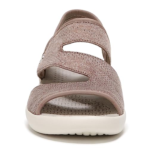 BZees Womens Cleo Strappy Sandal, Latte Camo, 9.5 US