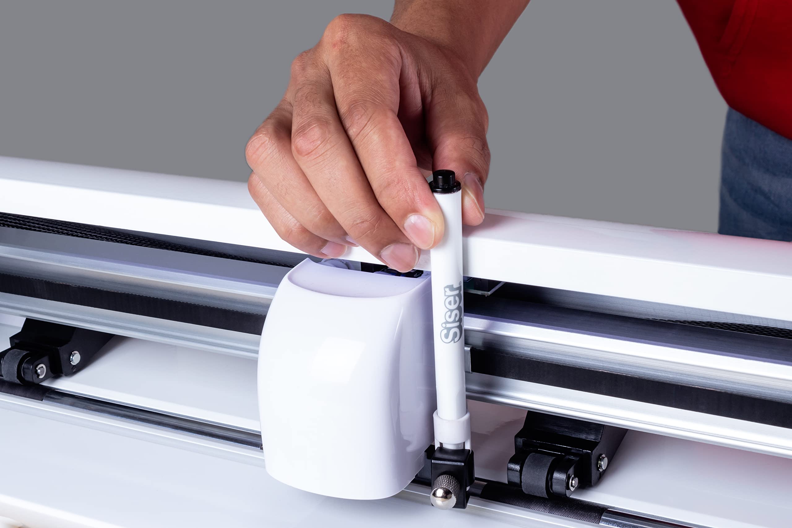Siser Romeo High-Definition Cutter - 24" Professional Cutting Machine for Vinyl, Paper, and More β WiFi Compatible with Windows & Mac - Includes Leonardo Design Studio Software, Roll Holder Accessory