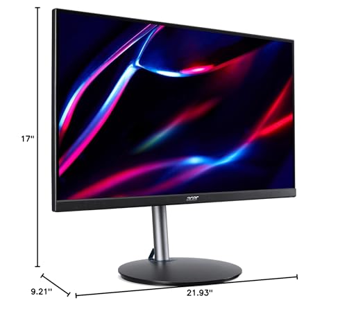 Acer Nitro 24.5" Full HD 1920 x 1080 PC Gaming Monitor | AMD FreeSync Premium | Up to 250Hz Refresh | 1ms (VRB) | ZeroFrame | ErgoStand | 1 x Display Port 1.2 & 2 x HDMI 2.0 Ports