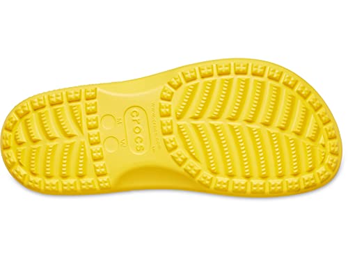 Crocs Unisex Classic Rain Boots, Sunflower, Numeric_7 US Men