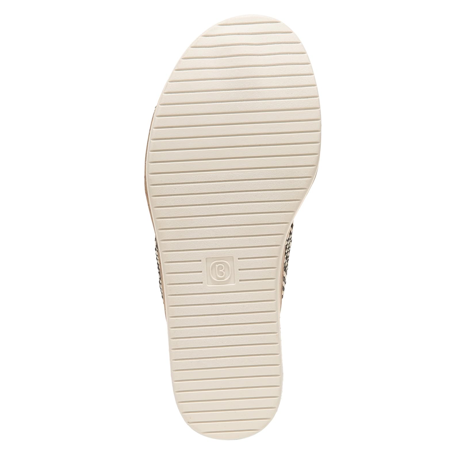 BZees Womens Resort Cork Strappy Wedge Sandal, Black Natural, 7.5 Wide US