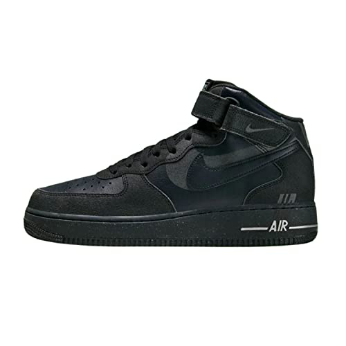 Nike Air Force 1 Mid '07 Lx Mens Size - 8.5, Off Noir/Off Noir-black