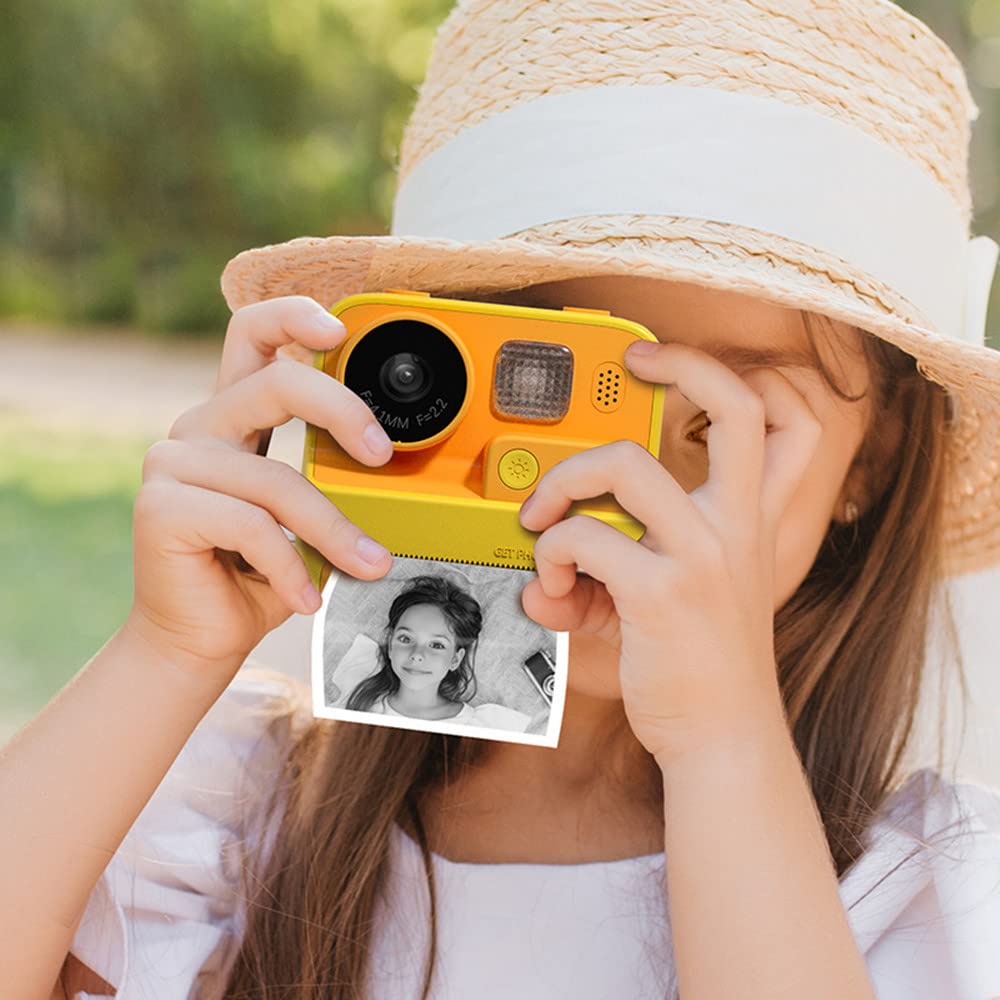 20 Pack Kids Instant Camera Refill Print Paper, 2.2 x 1.2 Inch Photo Printer Thermal Paper Rolls Print White Camera Paper Refill Compatible with VTech, Kidizoom, Dragon Touch Camera for Kids