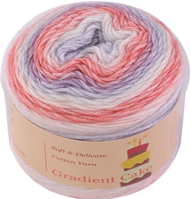 2-pk Gradient Cake Cotton Ball by Yonkey Monkey (1159) Knitting Crochet
