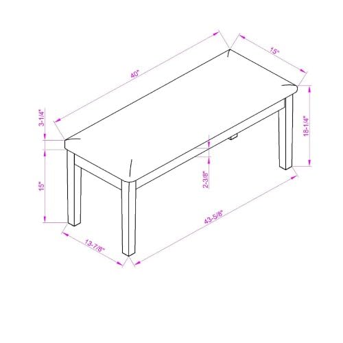 ECLY. Woven Bench for Bedroom End of Bed Bench 39.5" Wooden Bench ndoor Dinning Bench Entrywway Bench with Solid Rubber Wood leas Bed Bench forBedroom Entryway Living Room Kitchen