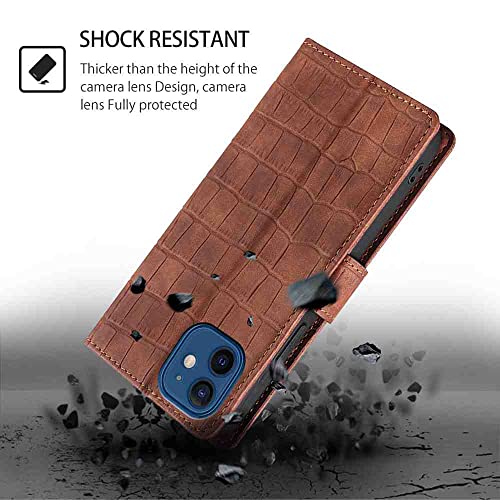 Ownetee DIIGON Phone Cover Wallet Folio Case for Oppo Reno 2, Premium PU Leather Slim Fit Cover for Reno 2, Good Touch, Brown