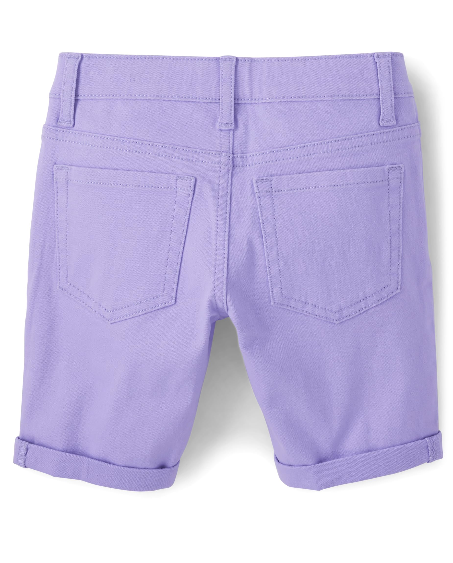 The Children's Place,Solid Skimmer Shorts,Iris Pop,12