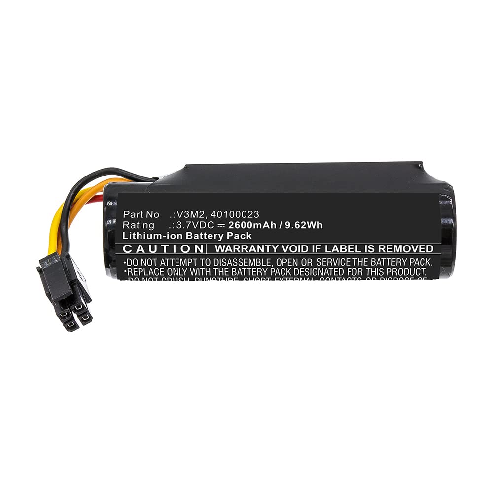 Synergy Digital Credit Card Reader Battery, Compatible with Dejavoo Z8 Credit Card Reader, (Li-ion, 3.7V, 2600mAh) Ultra High Capacity, Replacement for Castles V3M2 Battery