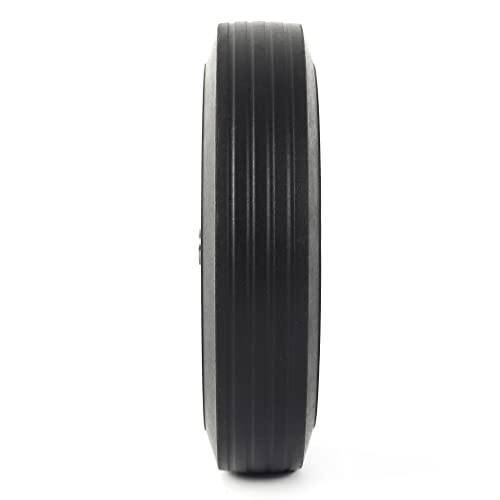 (2-Pack) AR-PRO 10''x2.5'' Flat Free Solid Rubber Replacement Tires - Flat-Free Tires for Hand Trucks and Wheelbarrows with 10” Tires with 5/8" Axles