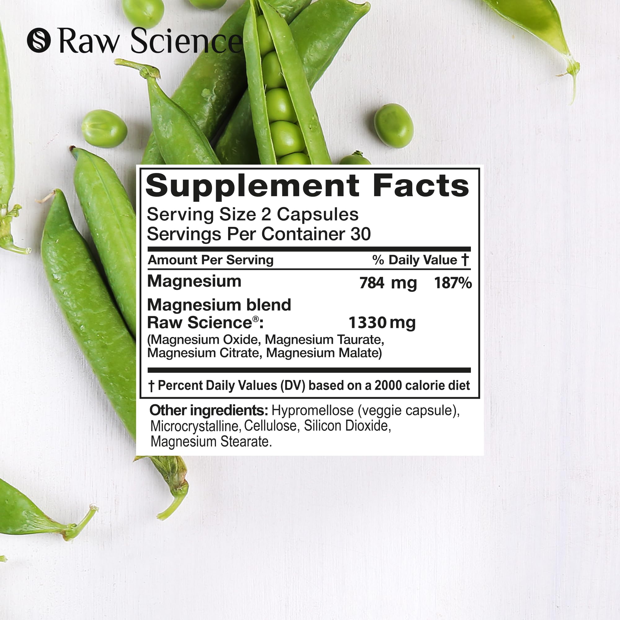 Magnesium Citrate Capsules - High Absorption Magnesium Supplement for Muscle, Nerve Health and Relaxation