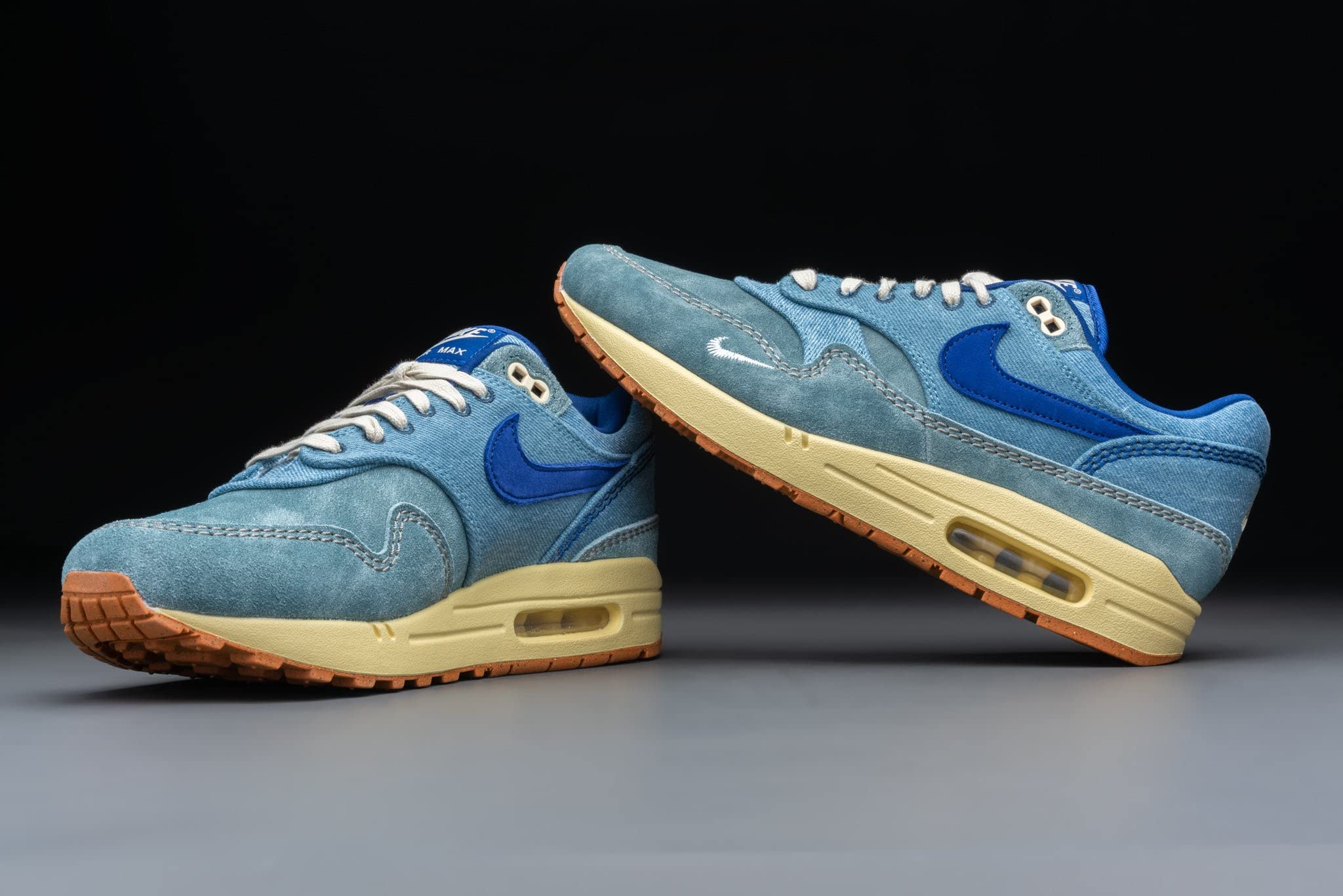 Nike Men's Air Max 1 Premium shoe, Violet Ore/Medium Ash/Black/Mu, 8.5