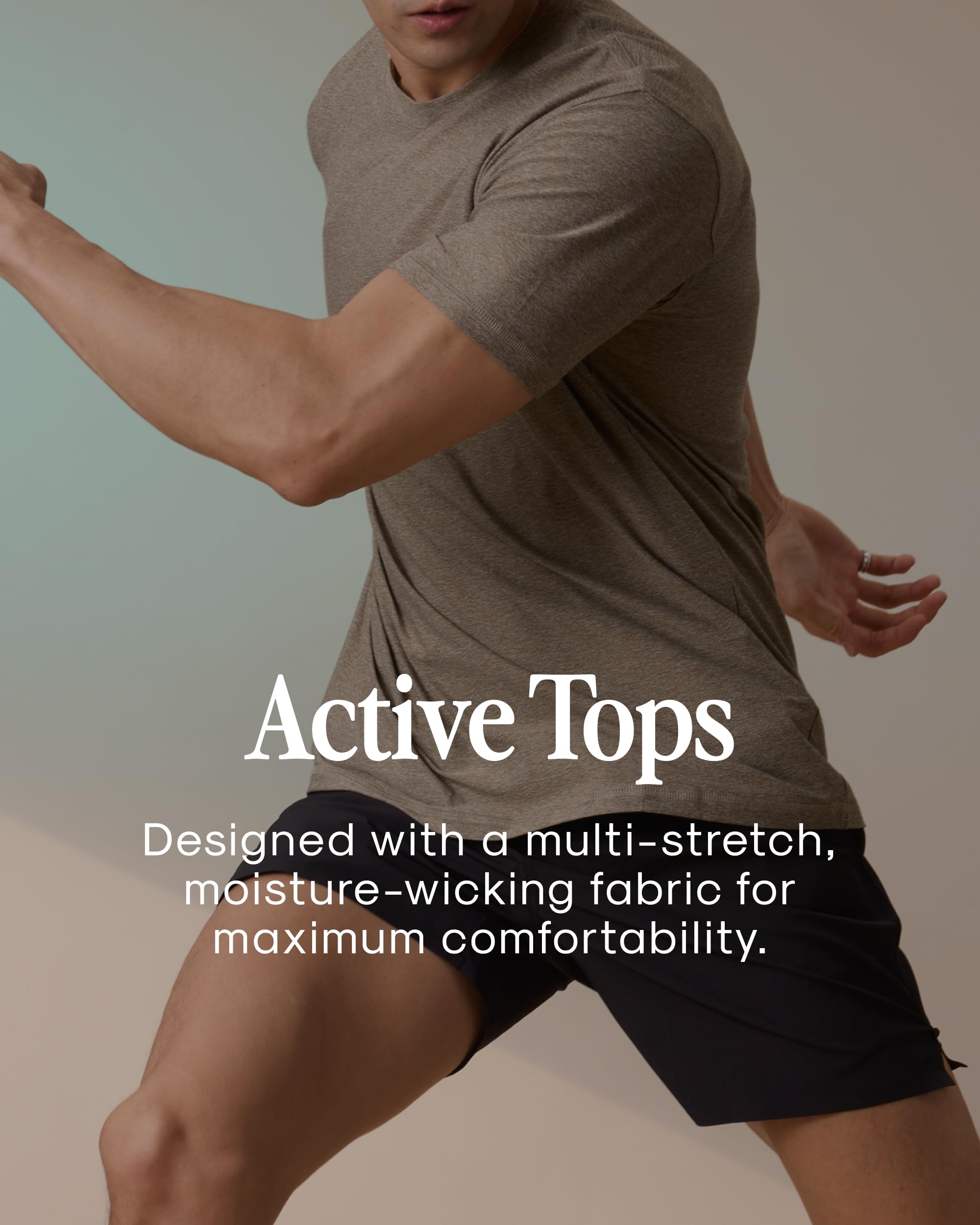 True Classic Workout Shirts for Men - Moisture-Wicking Dry-Fit Gym Shirts Men – Lightweight Athletic Shirts, Quick-Dry Polyester Mens Workout Shirts, Pack of 1, Heather Navy, XL