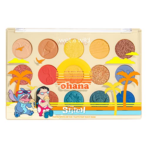 wet n wild Stitch Ohana Shadow Palette For Eye And Face