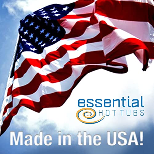 Essential Hot Tubs - Integrity Spa 11-Jet 2023 4-5 Person Bench Seating with Massage Features, 71 x 71 x 30 Inches, 120V, Millstone