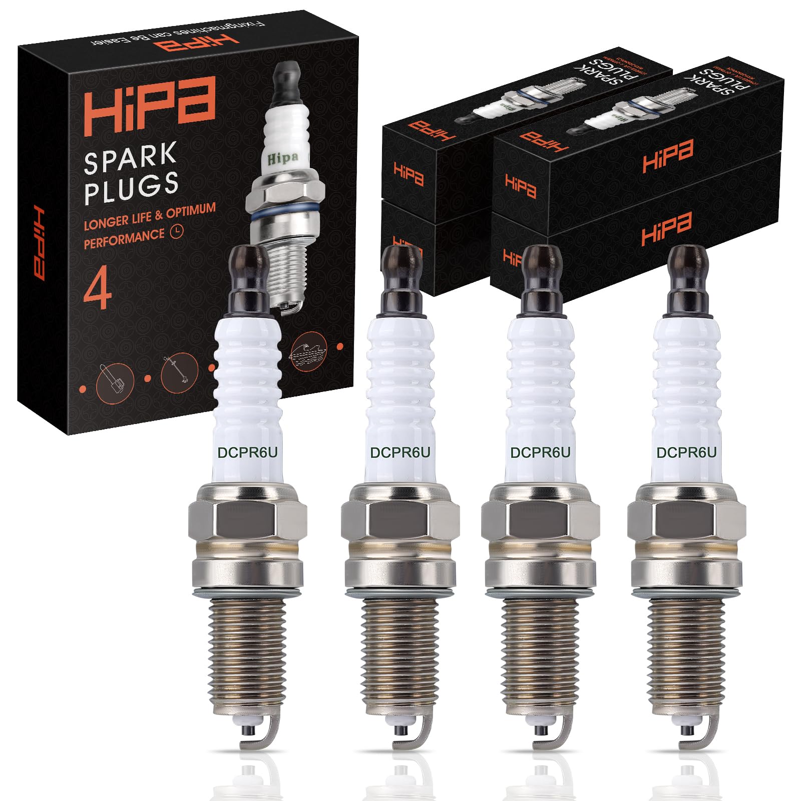 Hipa 14 132 11-S Spark Plug for NGK 3481 DCPR6E Kohler XT675 XT650 XT149 XT800 XT775 6.75 1413211